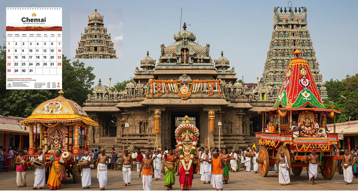Chennai Temple Festivals Calendar | FEstivation.com