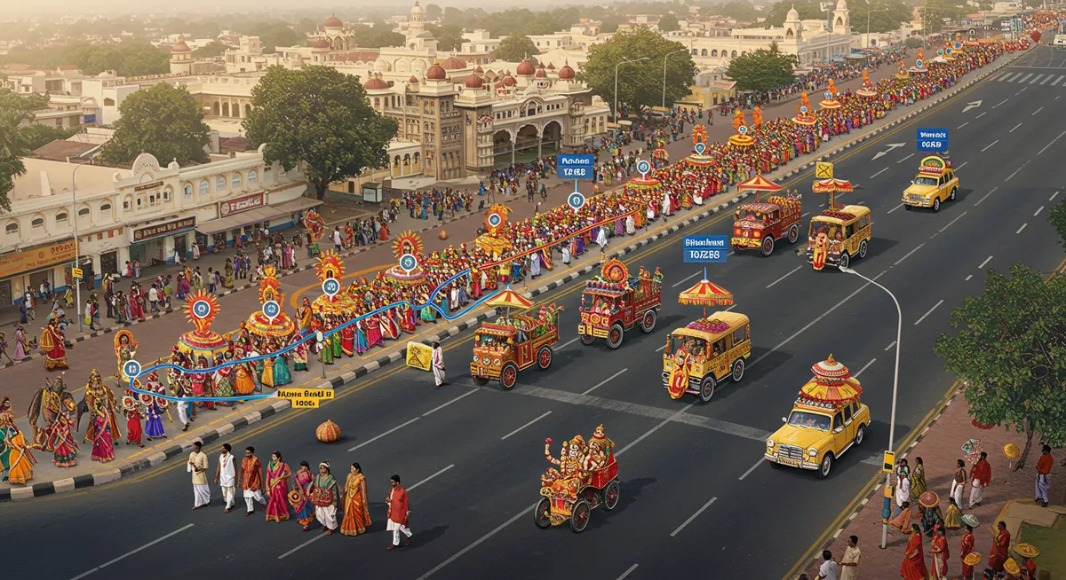 Mysuru Dasara Procession: Route & Timings Guide | FEstivation.com